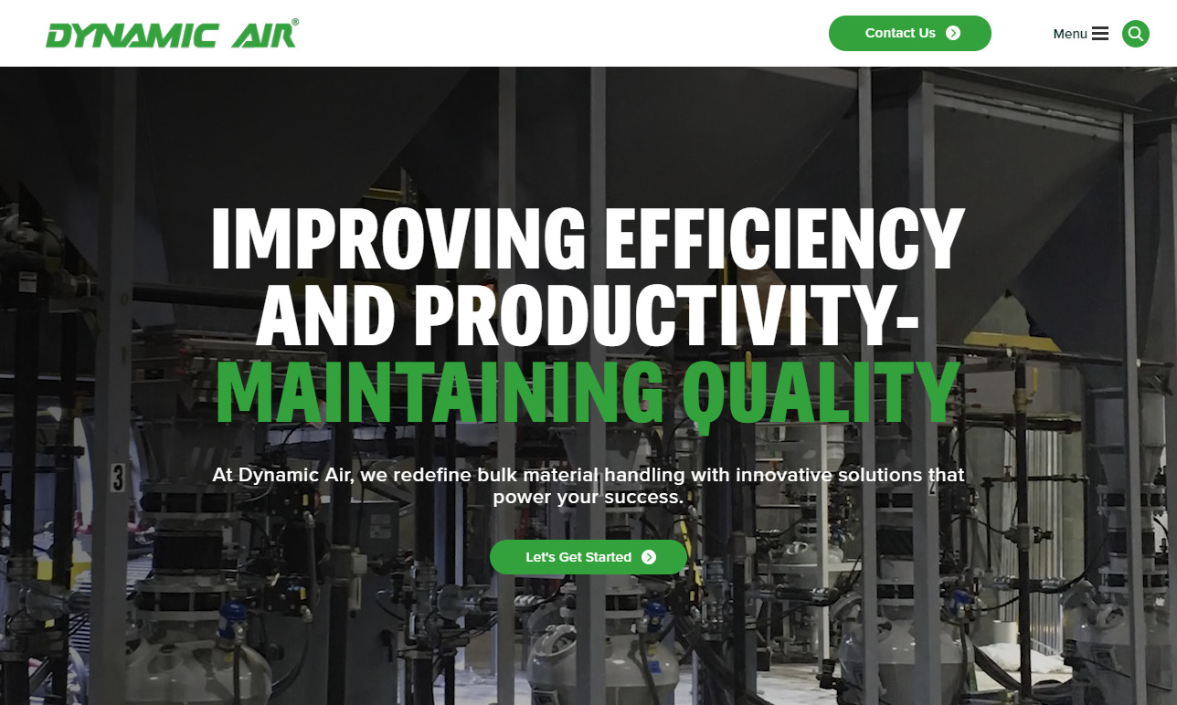 Dynamic Air Inc. | Pneumatic Conveyor